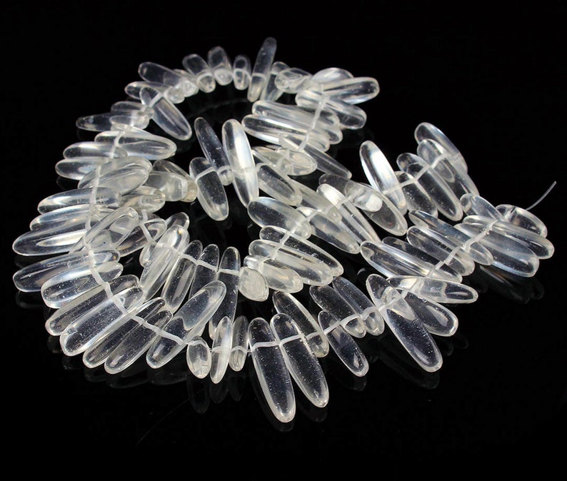 10pcs a Set-natural Clear Crystal Sticks Crystal Gemstone | Etsy