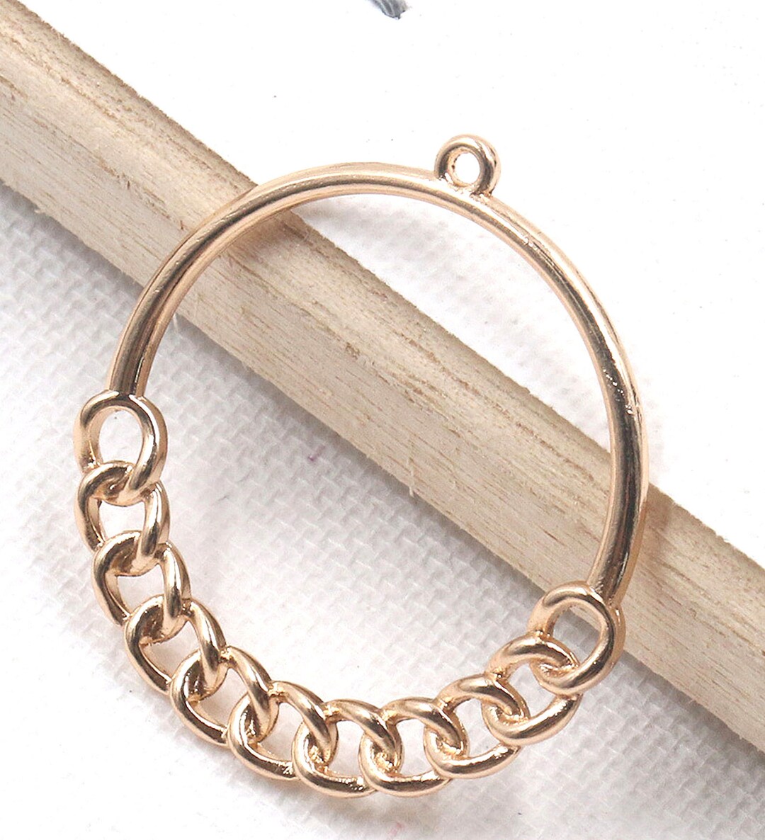 4pcs-gold tone multi loops gold tone earring loop, 12 loop gold tone ...