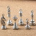 1 Set-3d Silver Chess Charm-antique Silver Tone Chess Charm Set - Etsy