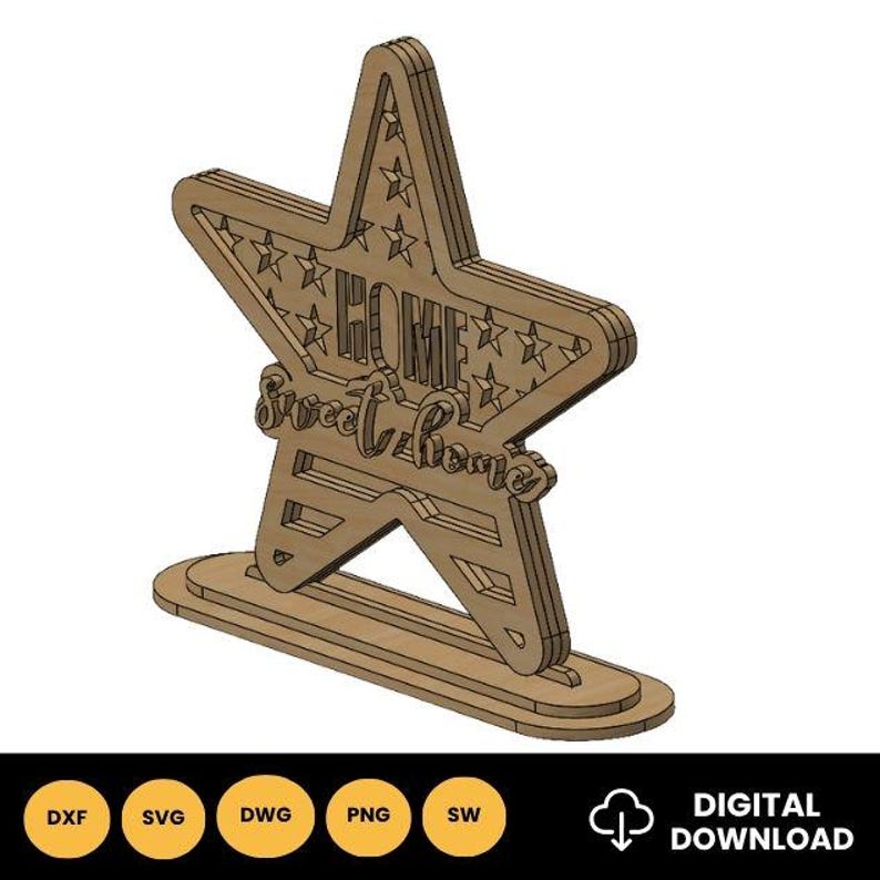 Laser Cut 4th July , 250th Anniversary, Laser Cut 4th July Star ...