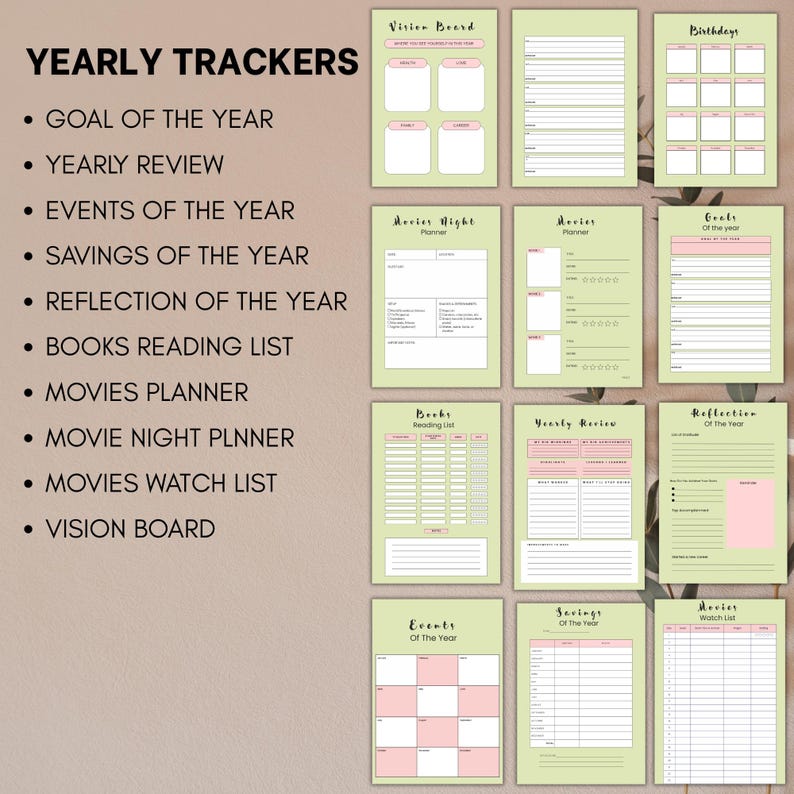 2026 Bullet Journal Planner Bundle, Complete 2026 Printable Planner ...