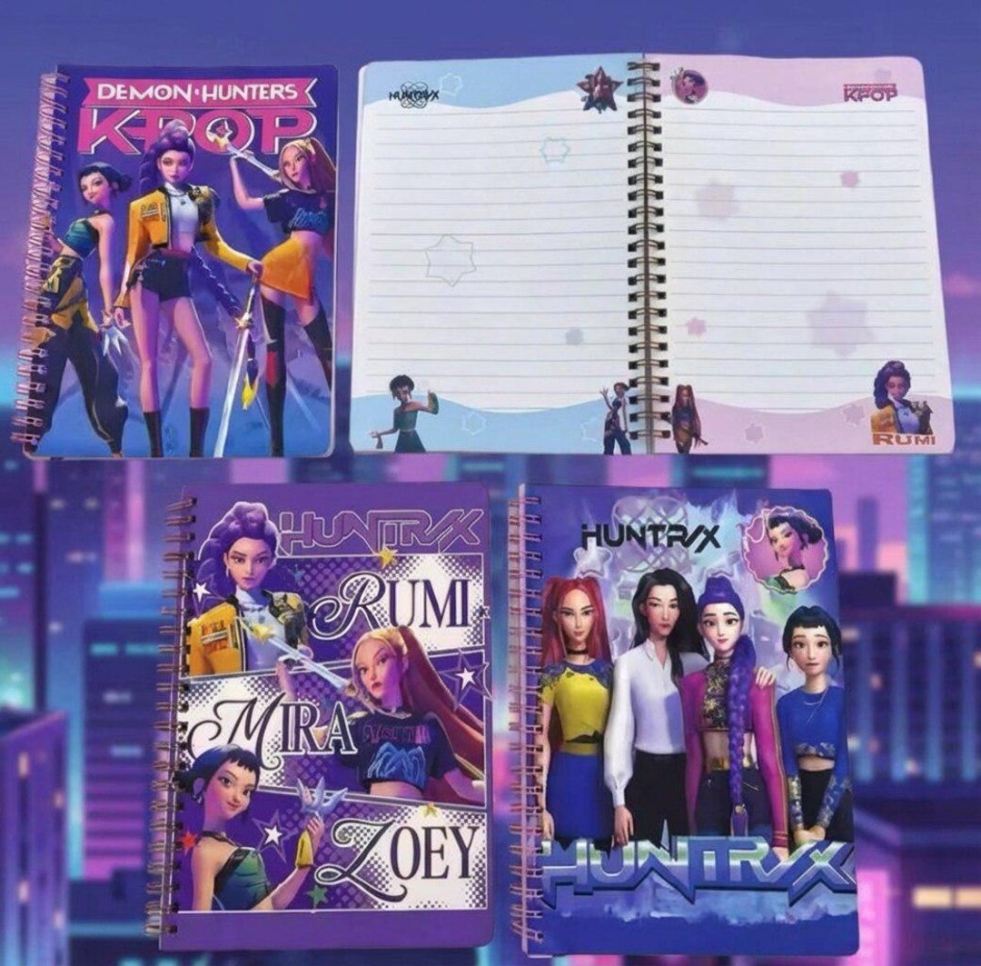 K-pop Demon Hunters Notebook –anime Coil Journal for Students, Cute ...