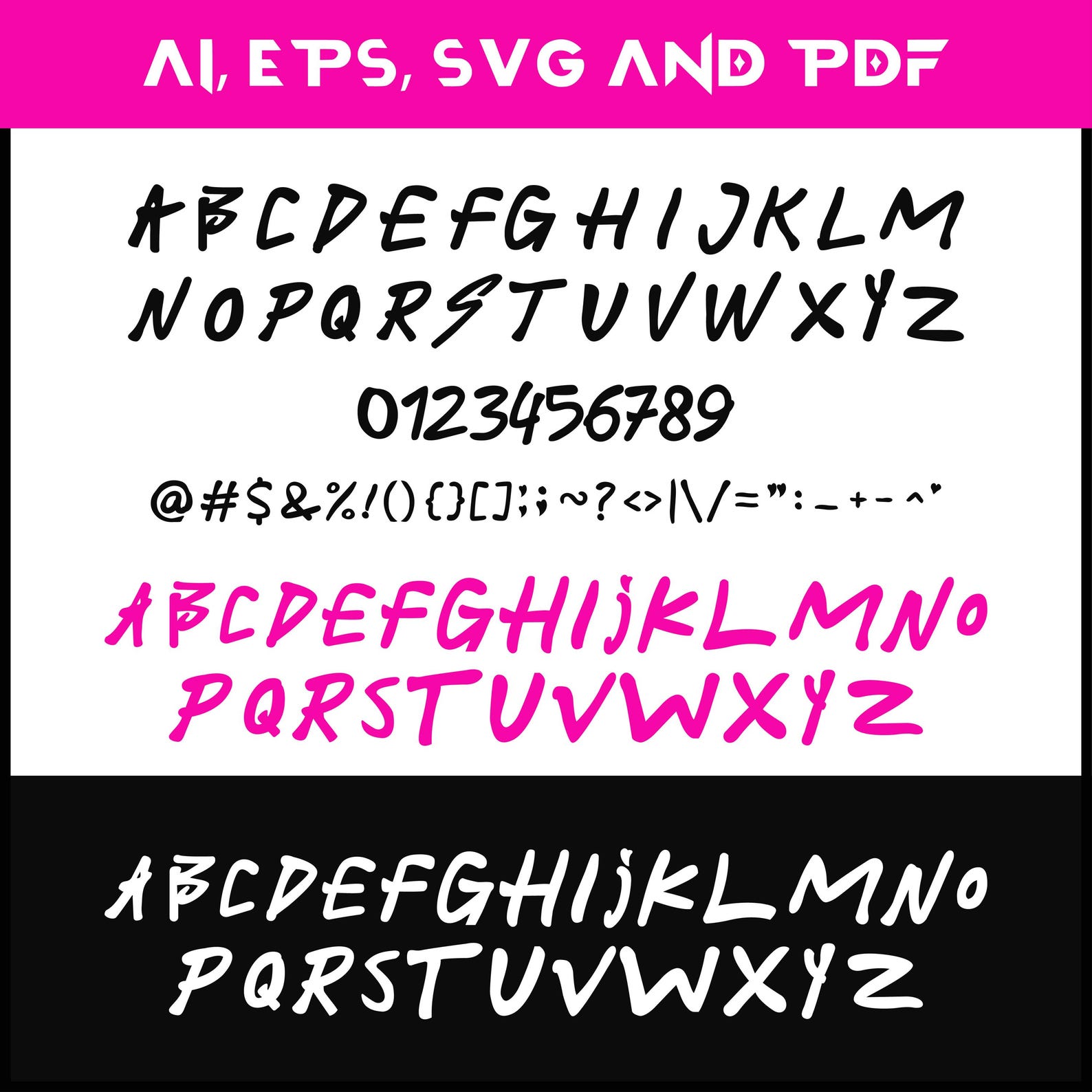 Saja Boys Font Bundle, Anime Kpop Style (SVG TTF OTF) - Etsy