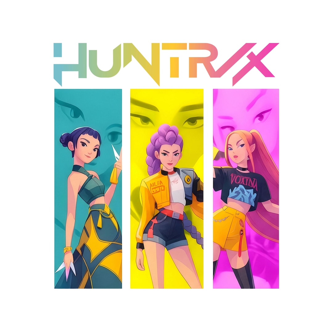 Kpop Huntrix PNG Bundle, Saja Girls & Boys, Anime Digital Art (digital ...