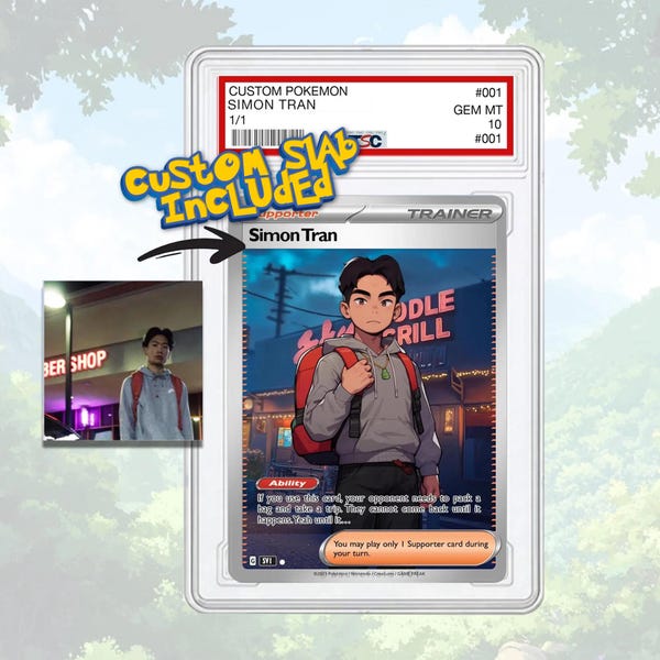 Custom.pokemon Cards - Etsy