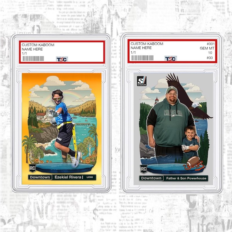 Downtown Football Cards - Etsy