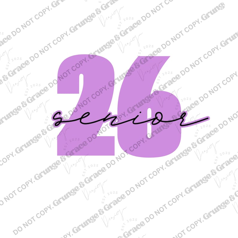 Senior 2026 SVG PNG File | Graduation Shirt Design (digital Download ...