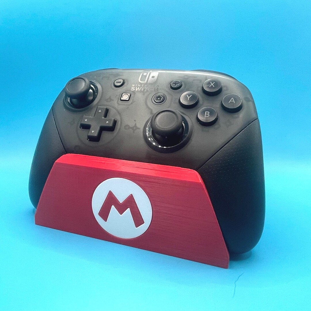 Nintendo Switch Pro Controller Stand - Mario Sigil Great Gift for Nerdy ...