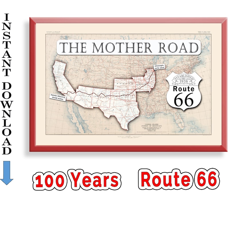 The Mother Road Pin - Etsy