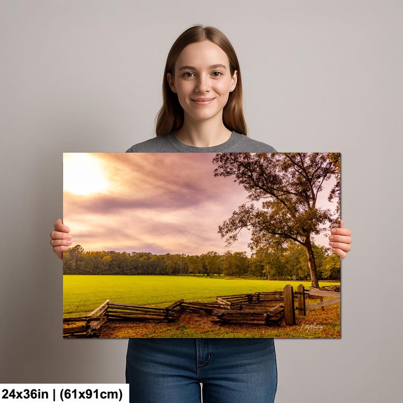 Natchez Trace Parkway Fence Line – Rustic Southern Countryside ...