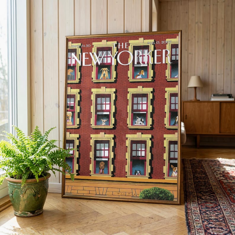 New Yorker Magazine Cover August 2007 Contemporary Poster - Etsy New ...