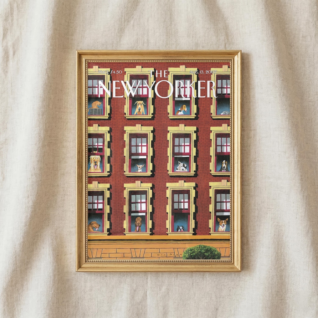 New Yorker Magazine Cover August 2007 Contemporary Poster - Etsy New ...