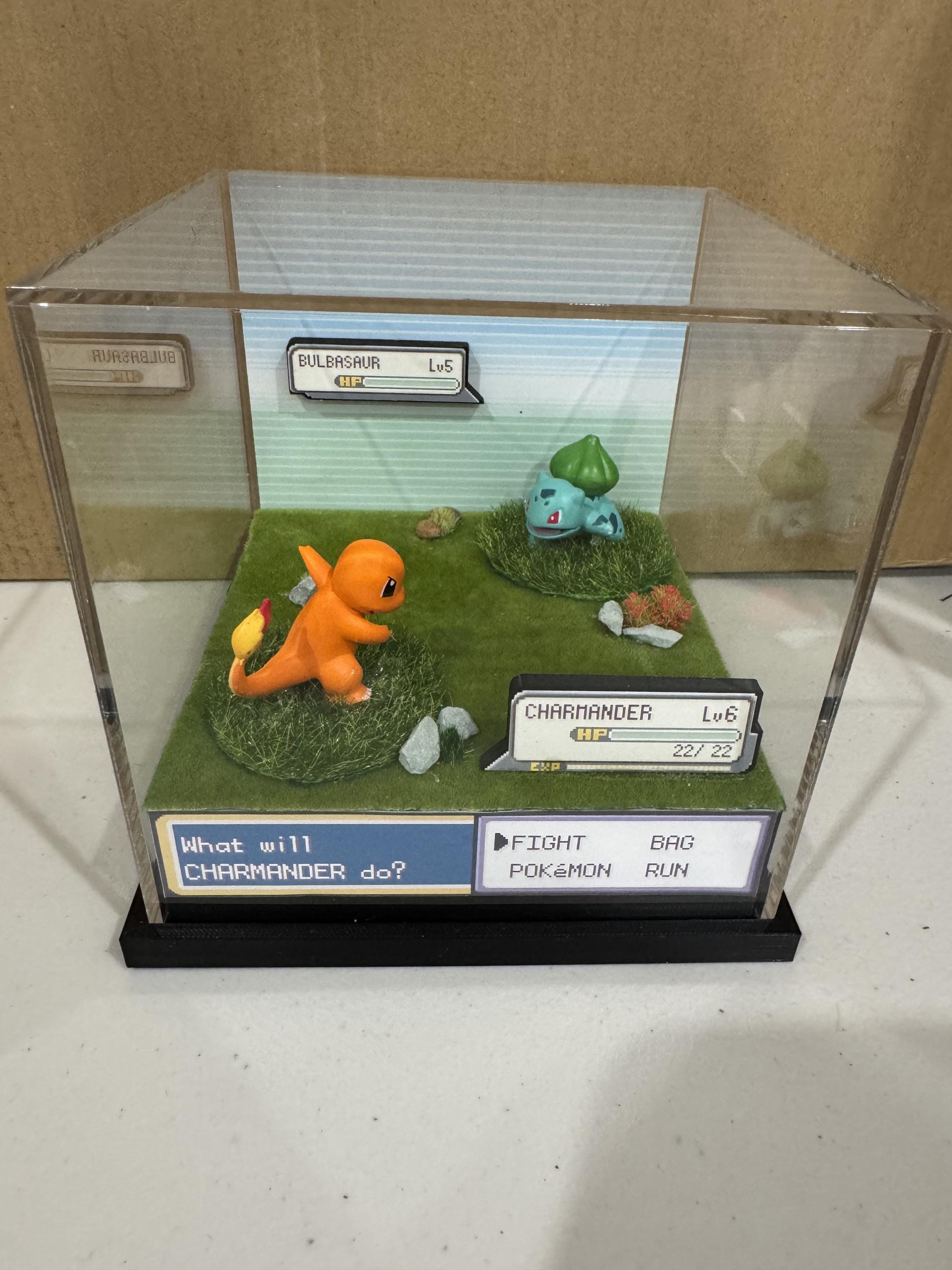 Pokemon Battle Scene Diorama From Video Game - Multiple Variations ...