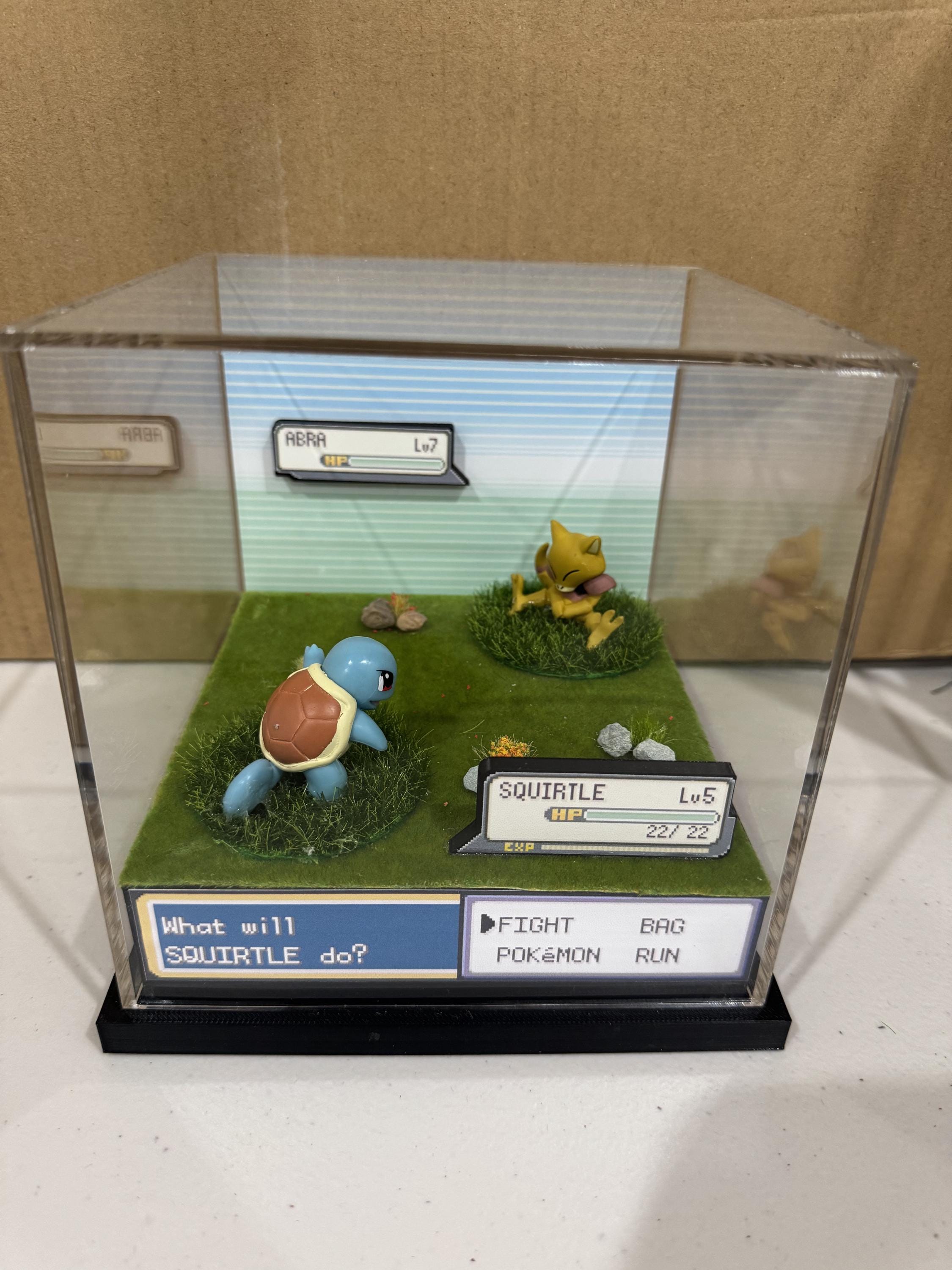 Pokemon Battle Scene Diorama From Video Game - Multiple Variations ...