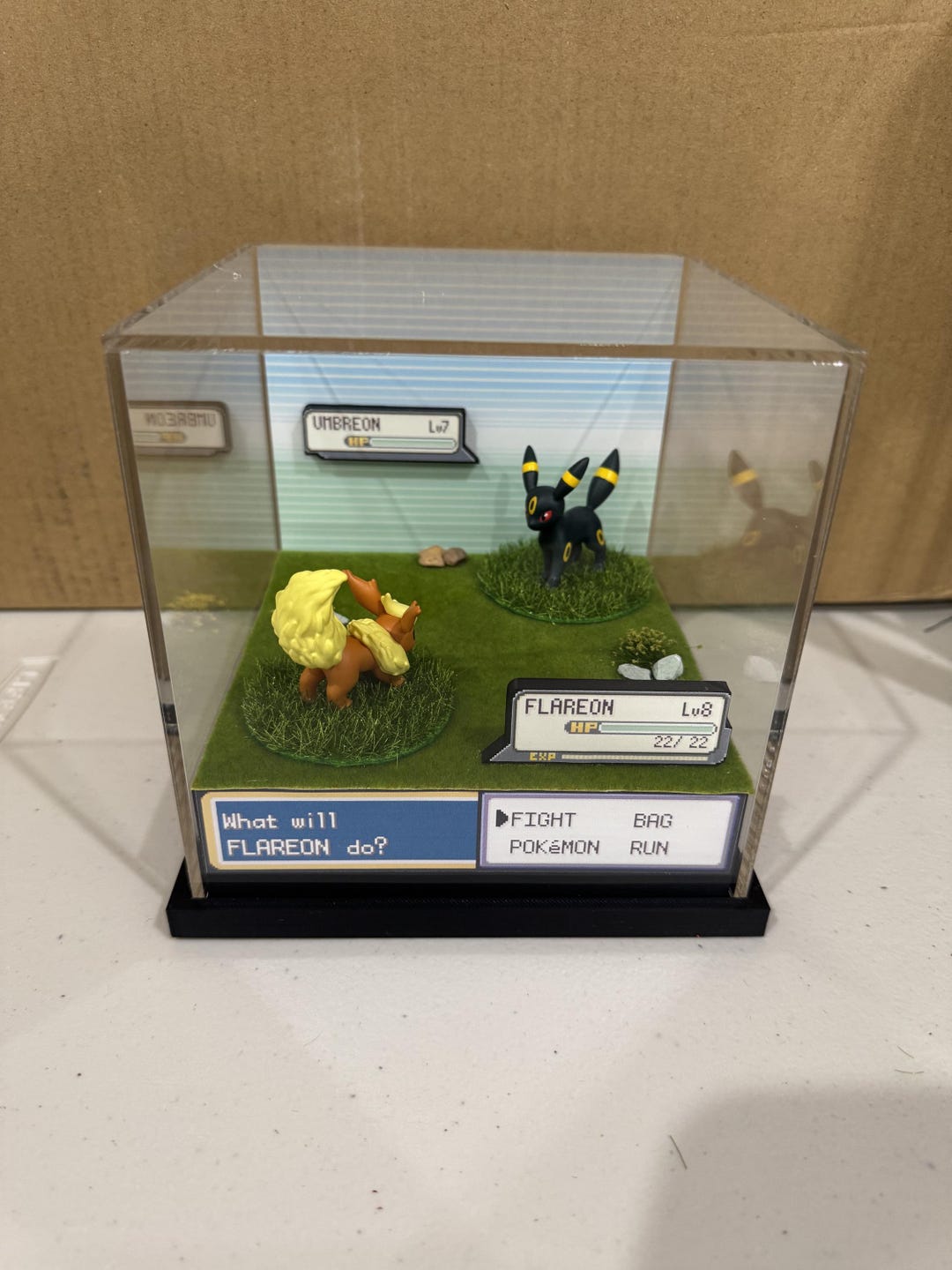 Pokemon Battle Scene Diorama From Video Game - Multiple Variations ...