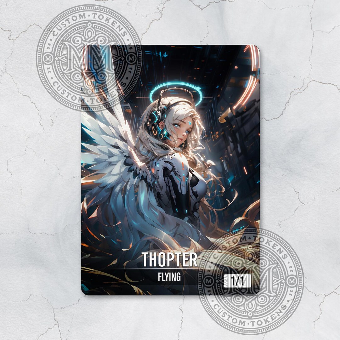 THOPTER With Flying Token - 1 /1 (THPA24) - Custom Art Token - Anime ...