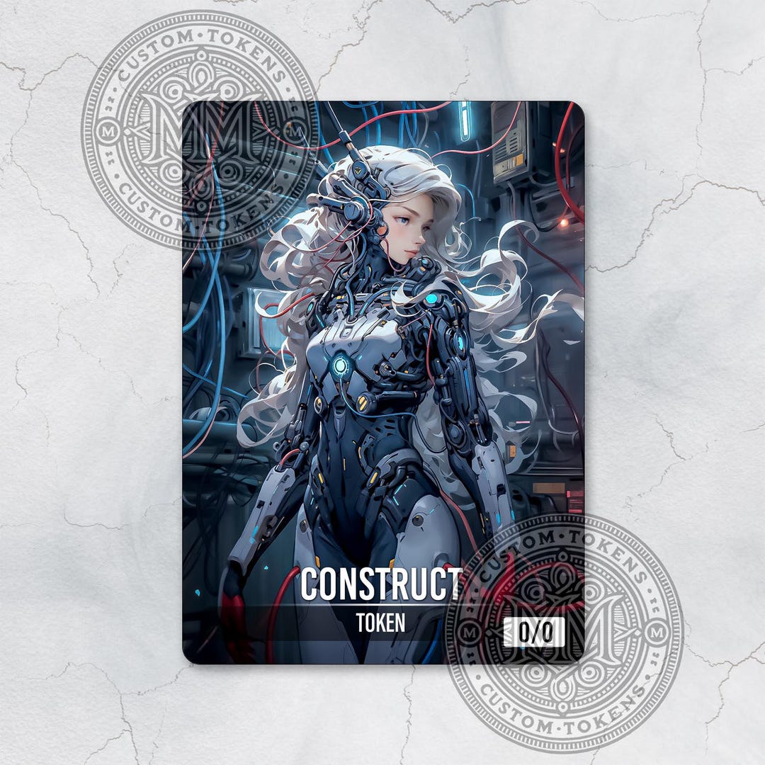 CONSTRUCT 0/0 Token (CST24) - Custom Art Token - Anime Style ...
