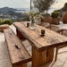 Rustic Live Edge Wooden Table, Wooden Dining Table, Handmade Live Edge ...