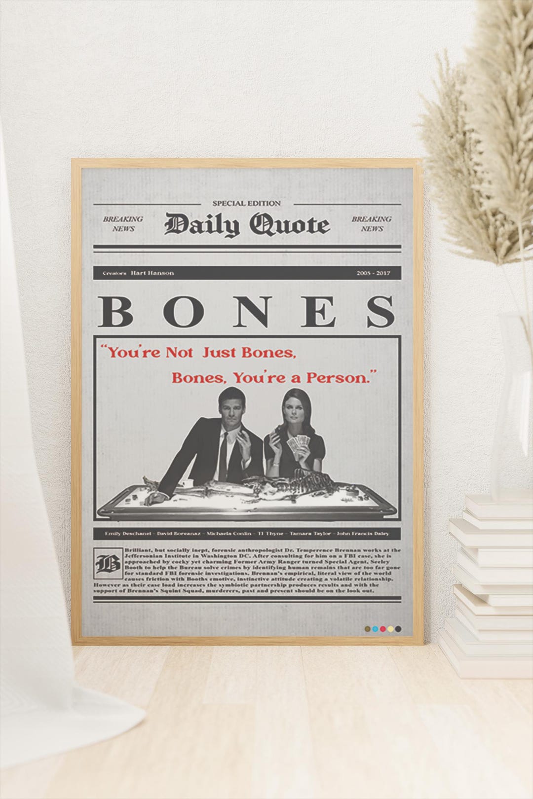 Bones TV Series Poster – Modern Home Wall Art (digital Download) - Etsy
