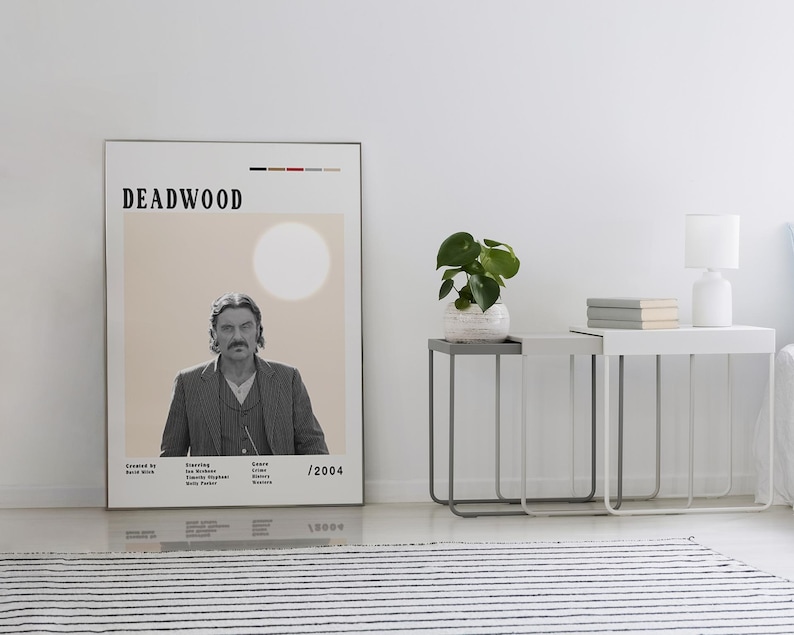 Deadwood Ian Mcshane Poster – TV Series Wall Art (digital Download) - Etsy