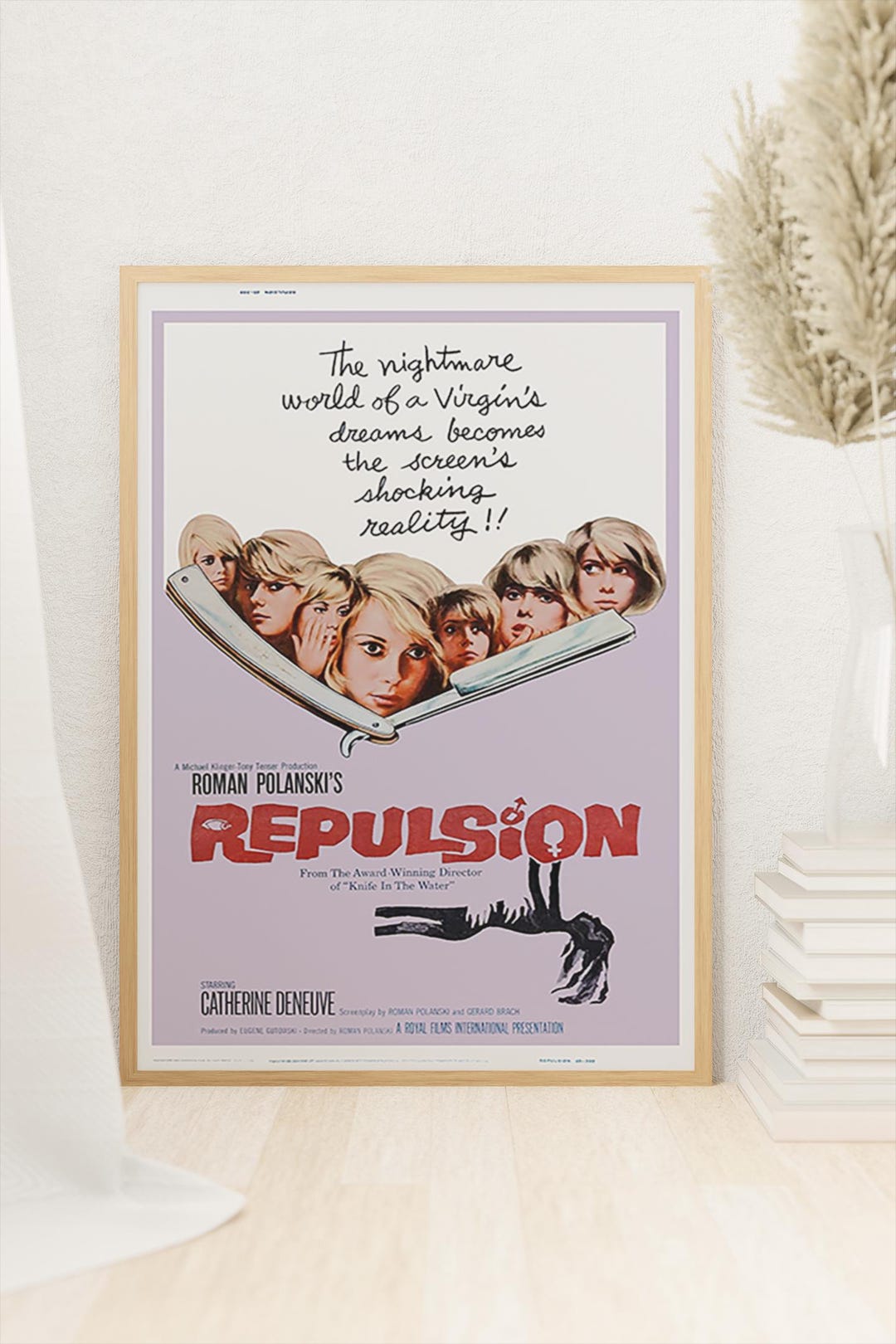 Repulsion 1965 Movie Poster – Classic Film Wall Art (digital Download ...