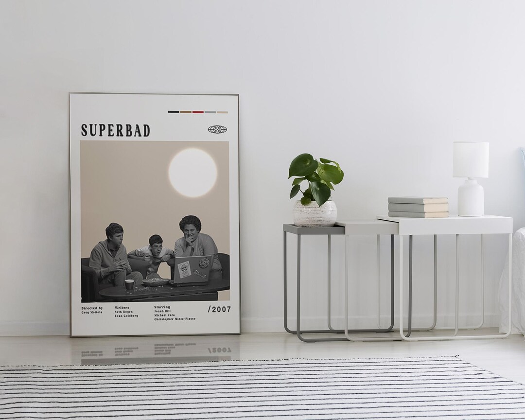 Superbad - Jonah Hill - Movie Poster - Digital Download - Home Decor ...