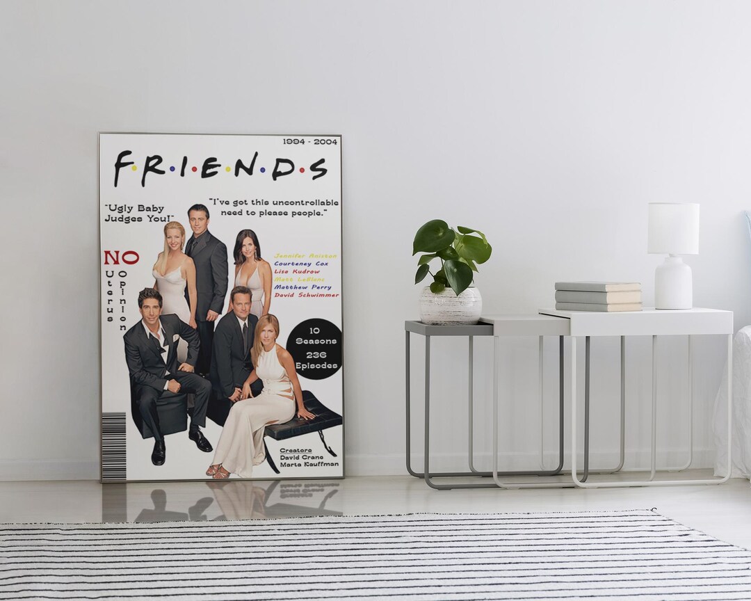 Friends Magazine Cover Poster – TV Series Wall Art (digital Download ...