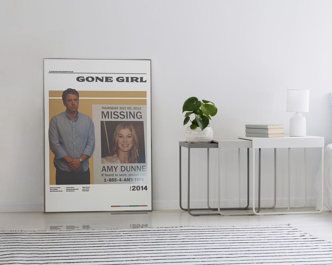 Gone Girl Movie Poster – Missing Amy Dunne Art (digital Download) - Etsy