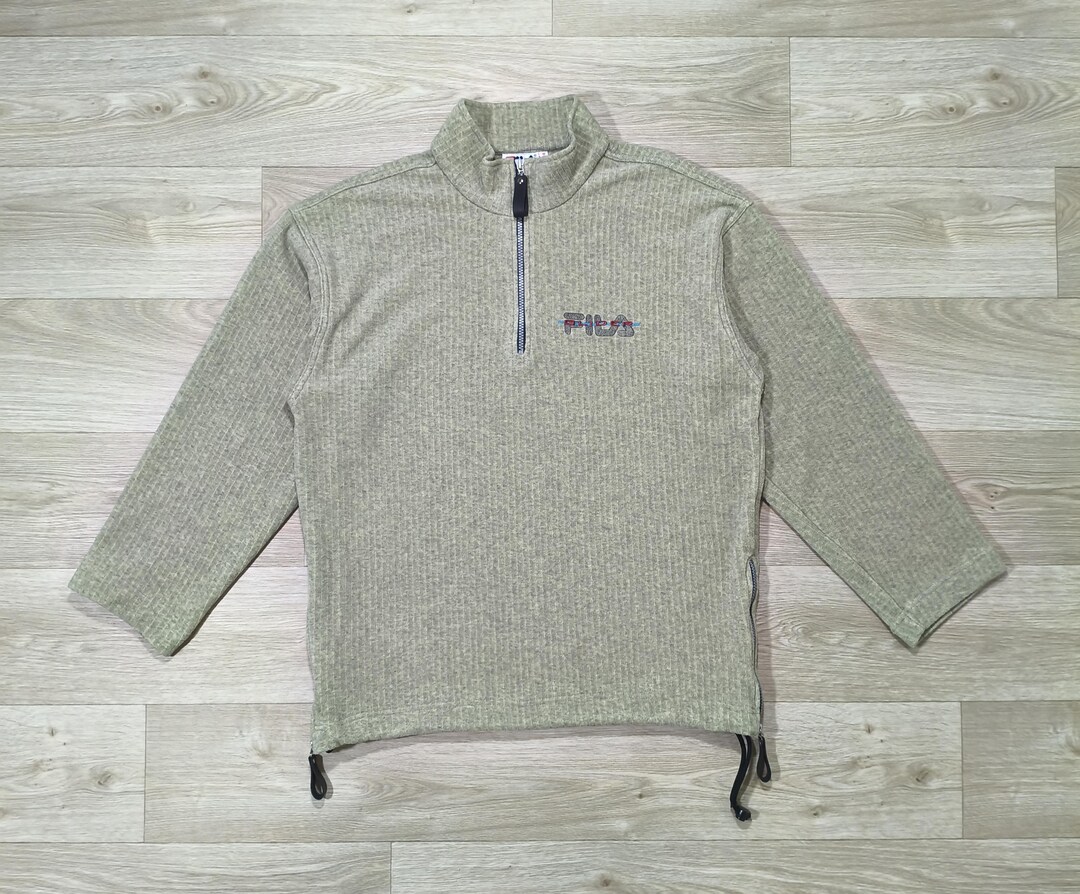 FILA TECH Glider Fleece 1/4 Zip • Vintage Y2K / Early 2000s • Rare ...
