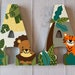 Custom Painted Hanging Wall Letters Jungle Animals / Mighty - Etsy