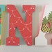 Custom Painted Tropical Themed Wall Letters Flamingos / Pineapples - Etsy