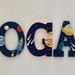 Custom Painted Childrens Letters Solar System price per Letter - Etsy