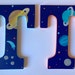 Custom Painted Childrens Letters Solar System / Space - Etsy