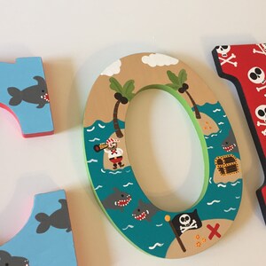 Custom Painted Pirate Themed Letters - Etsy