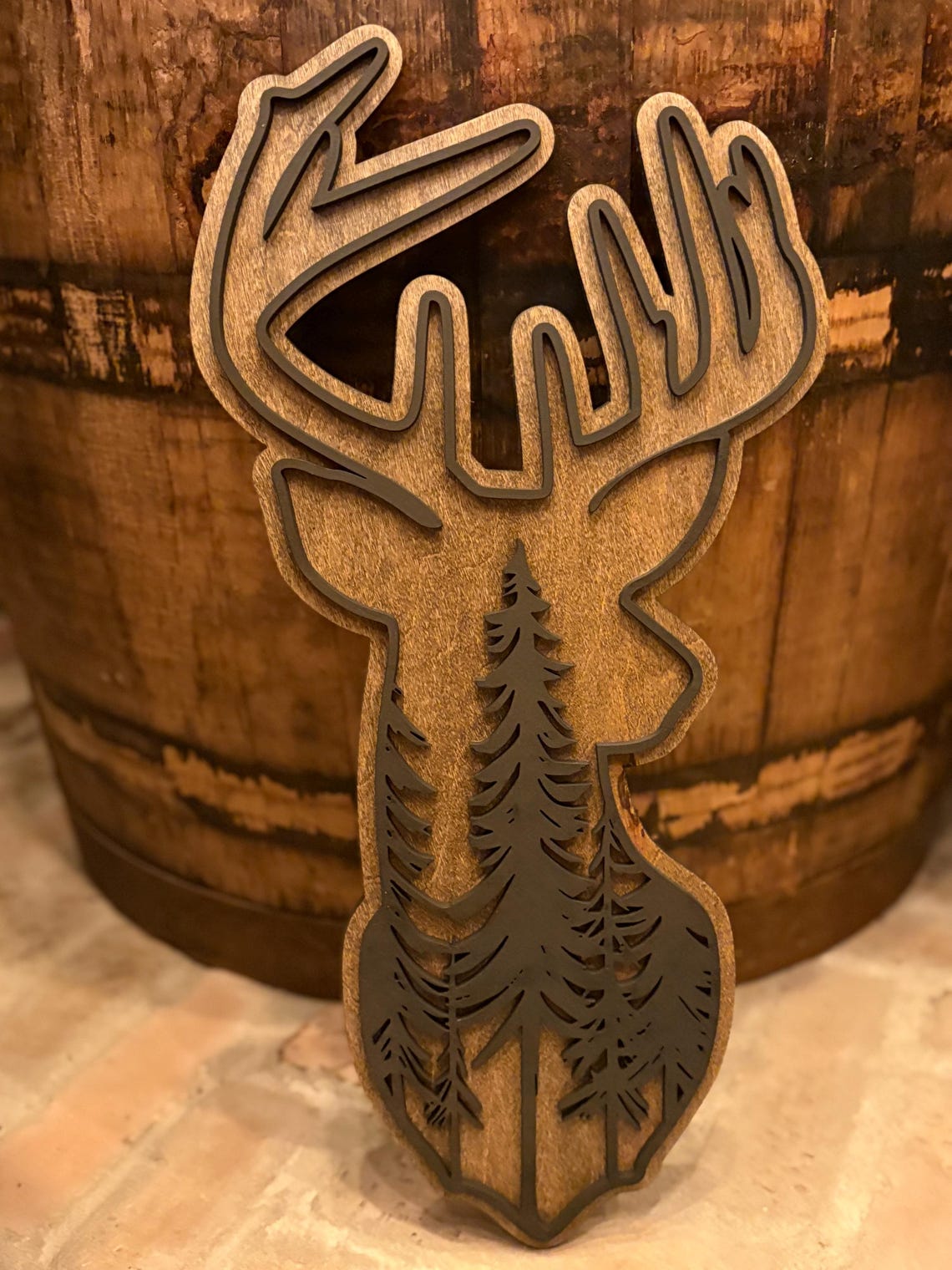 Rustic Deer Decor, Cabin & Lodge Wall Art - Etsy