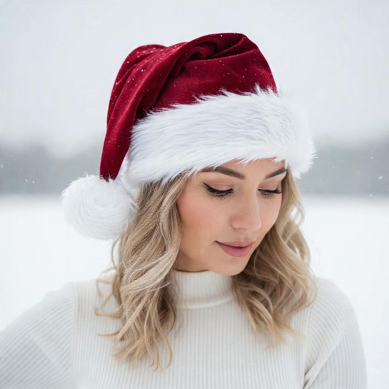 Luxury Santa Hat - Etsy