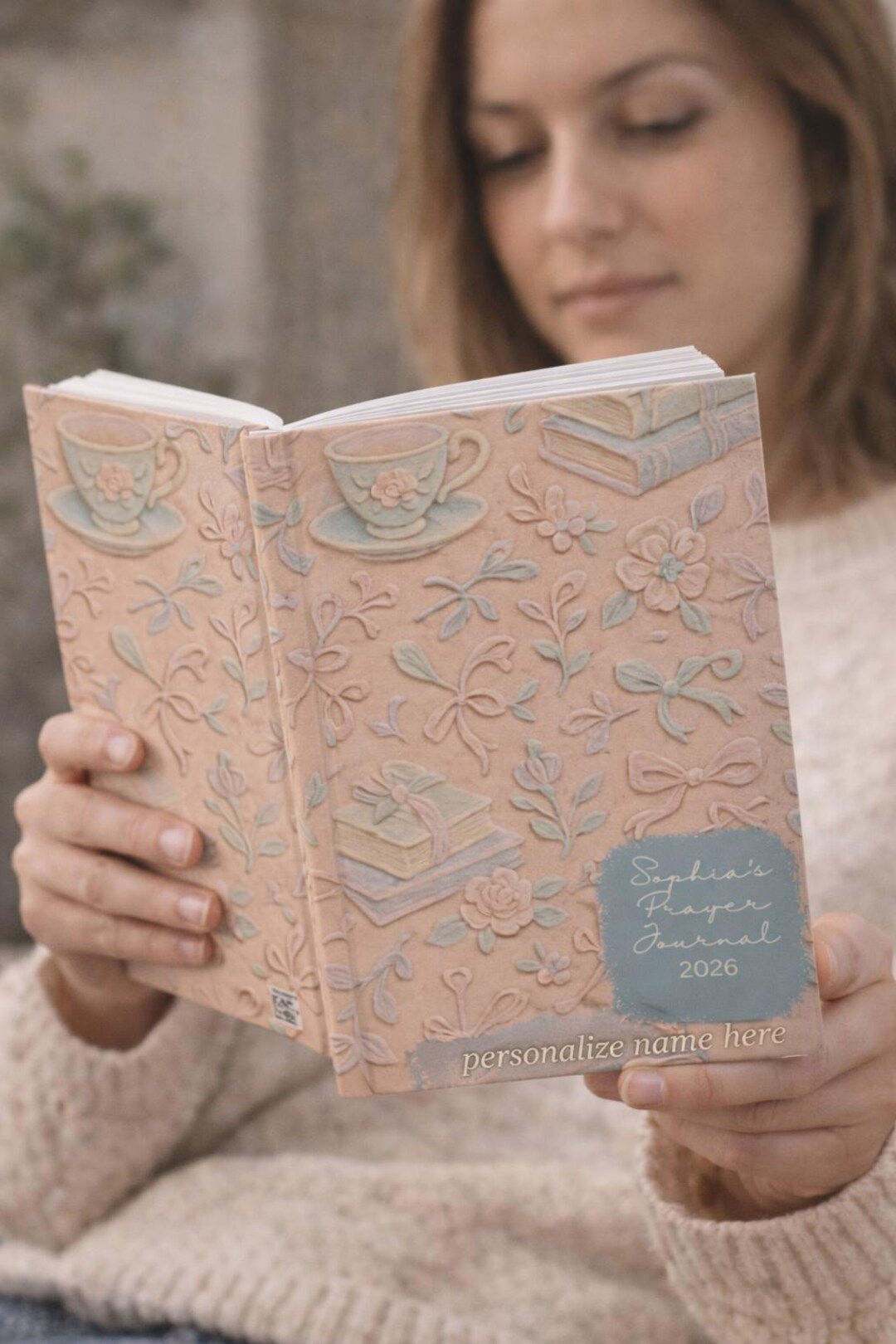 Cottage Core Prayer Journal, Personalized Matte Hardcover Journal 2026 ...