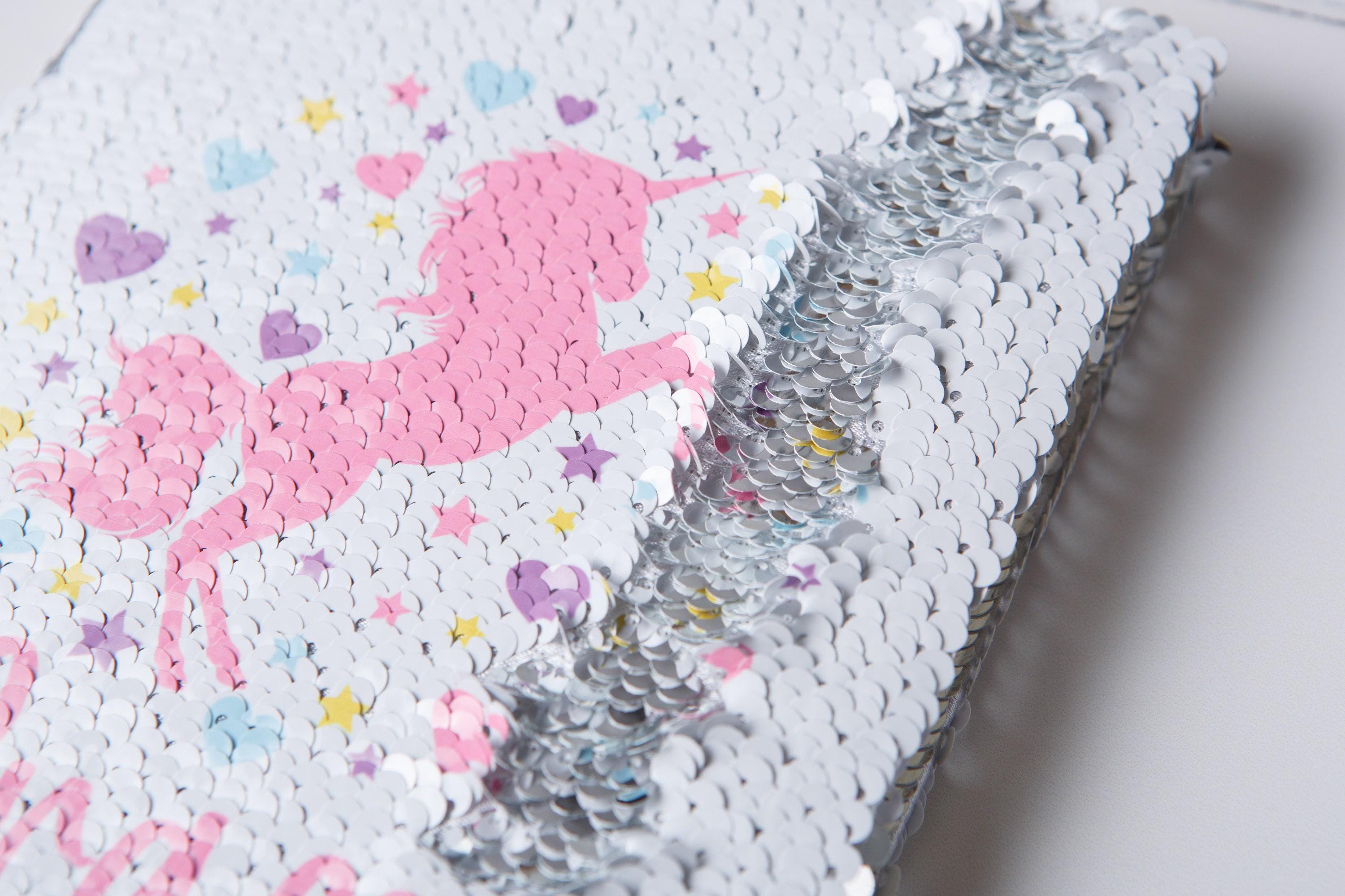 Custom Unicorn Sequin Notebook, Personalized Christmas Gift - Etsy