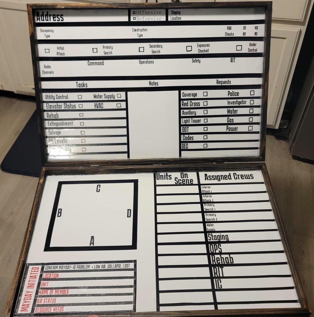 Fire Incident Command Board - Etsy