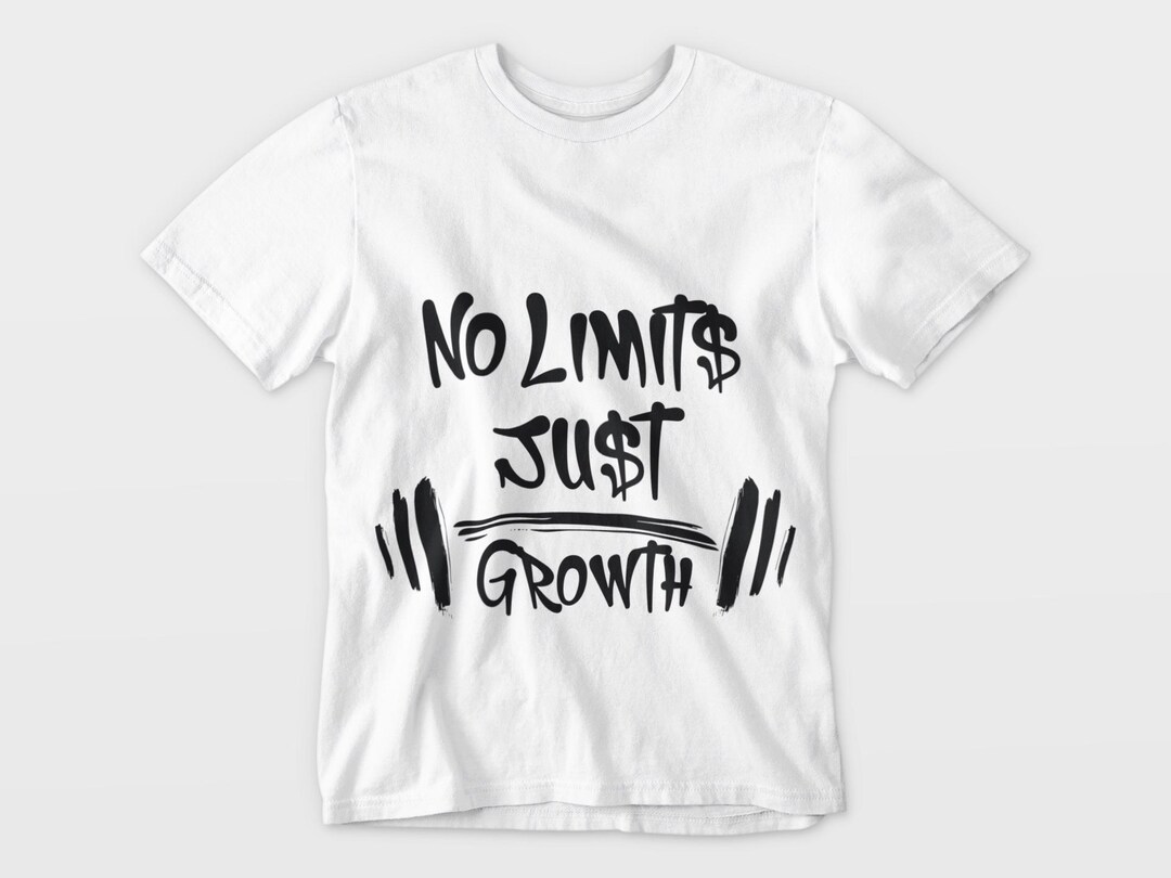 No Limits Just Growth SVG PNG Bundle: Fitness Gym Workout, Motivation ...