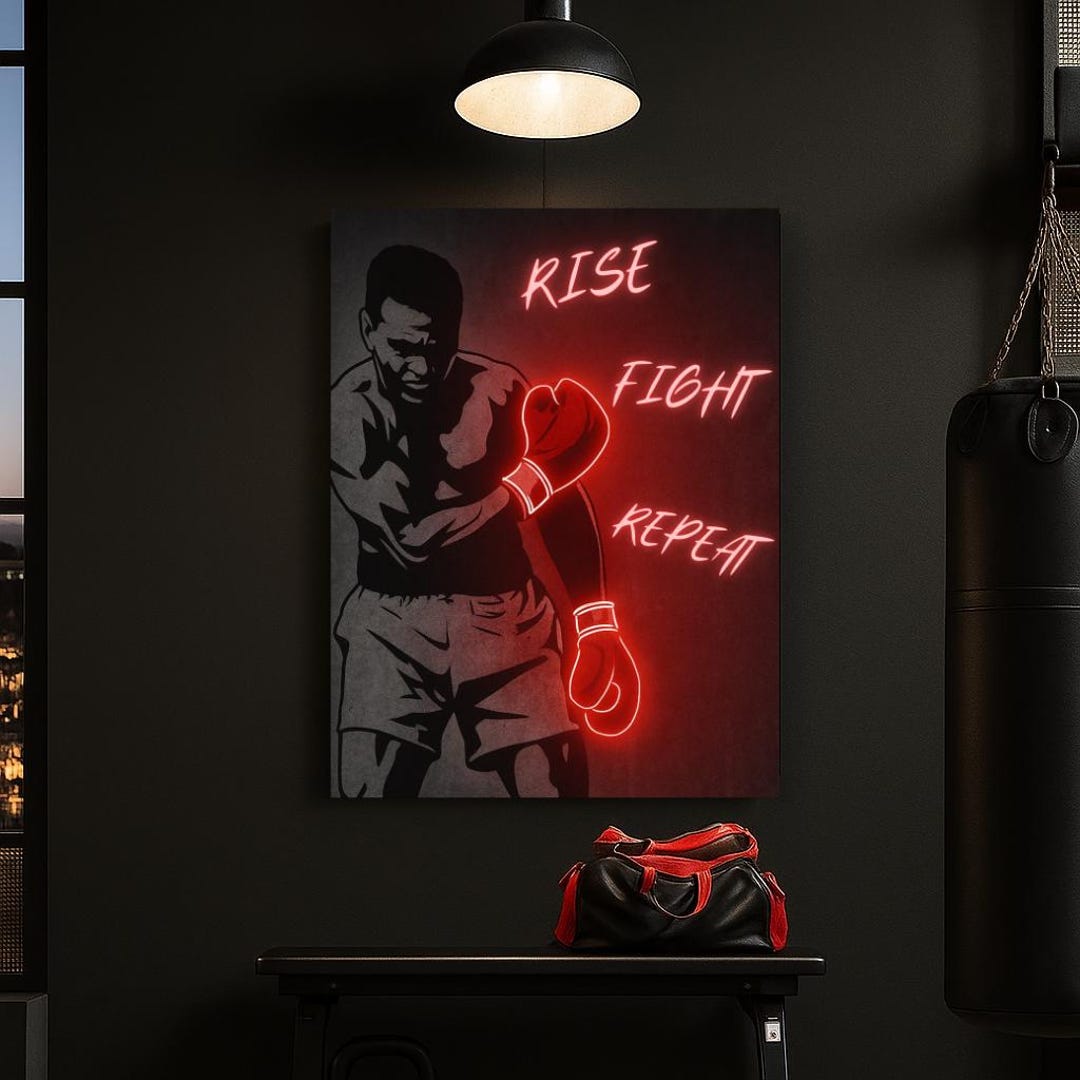 Rise. Fight. Repeat. Poster - Etsy