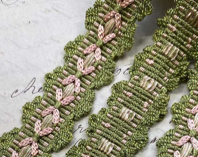 Vintage French Passementerie Gimp Trim Braid DIY Embellish Costume ...