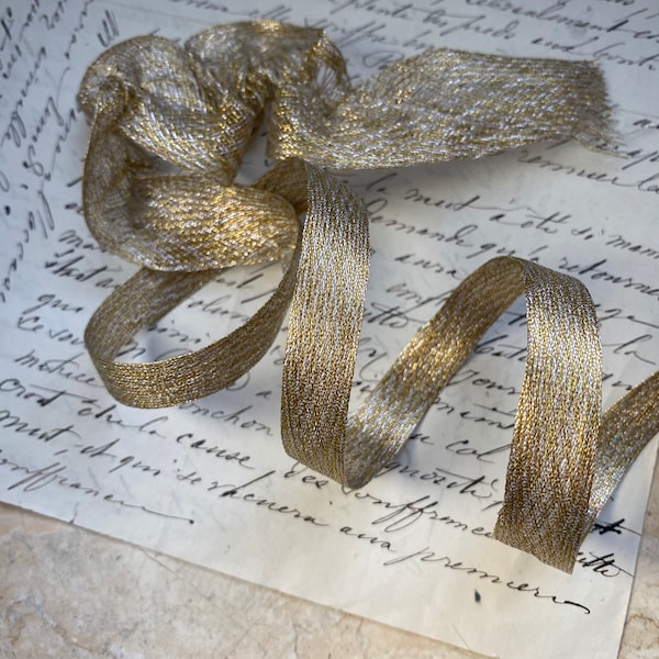 Metal Trim Ribbon - Etsy
