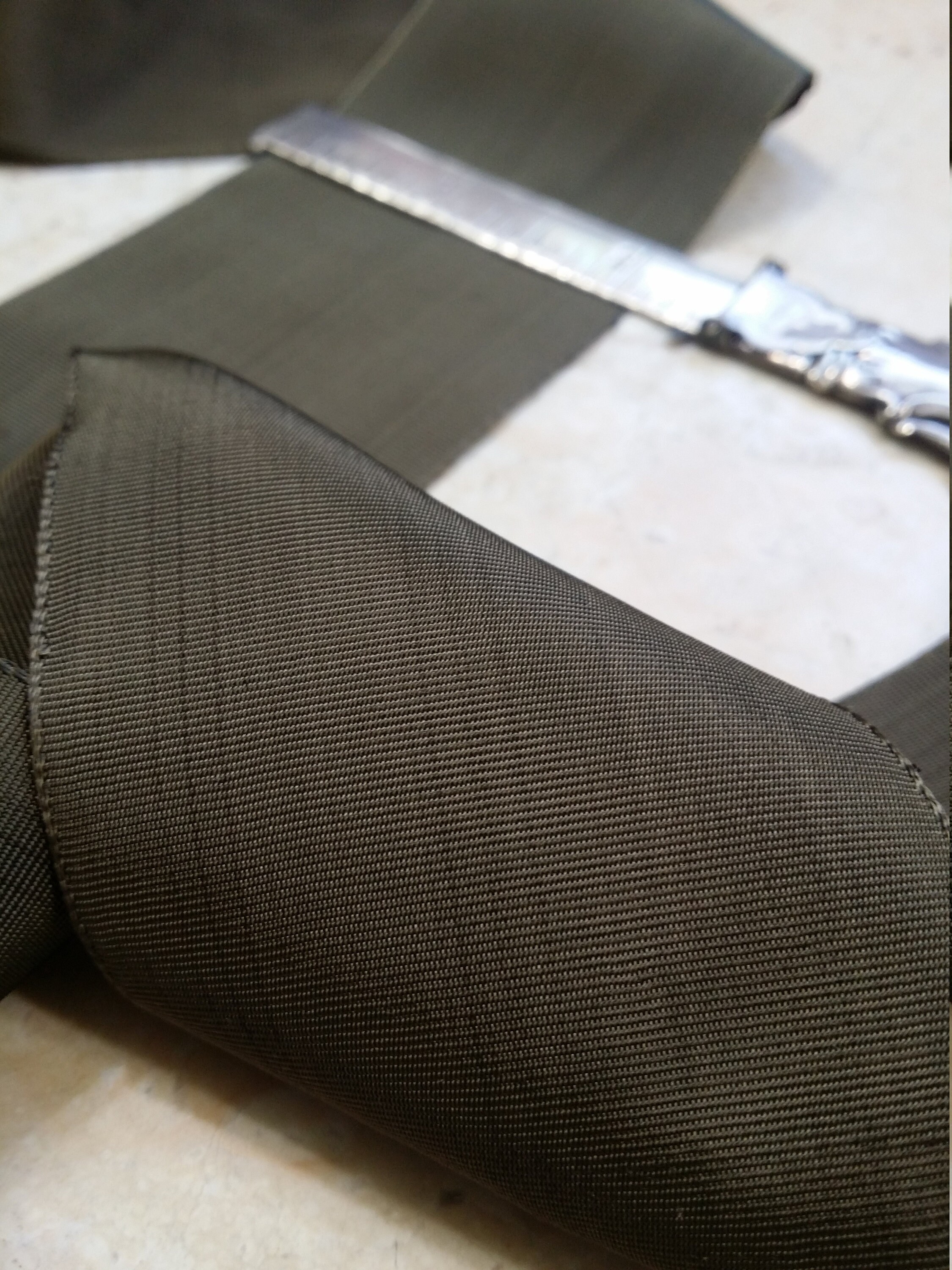 2.125 Straight Edge Woven Ribbon Vintage Ash Brown | Etsy