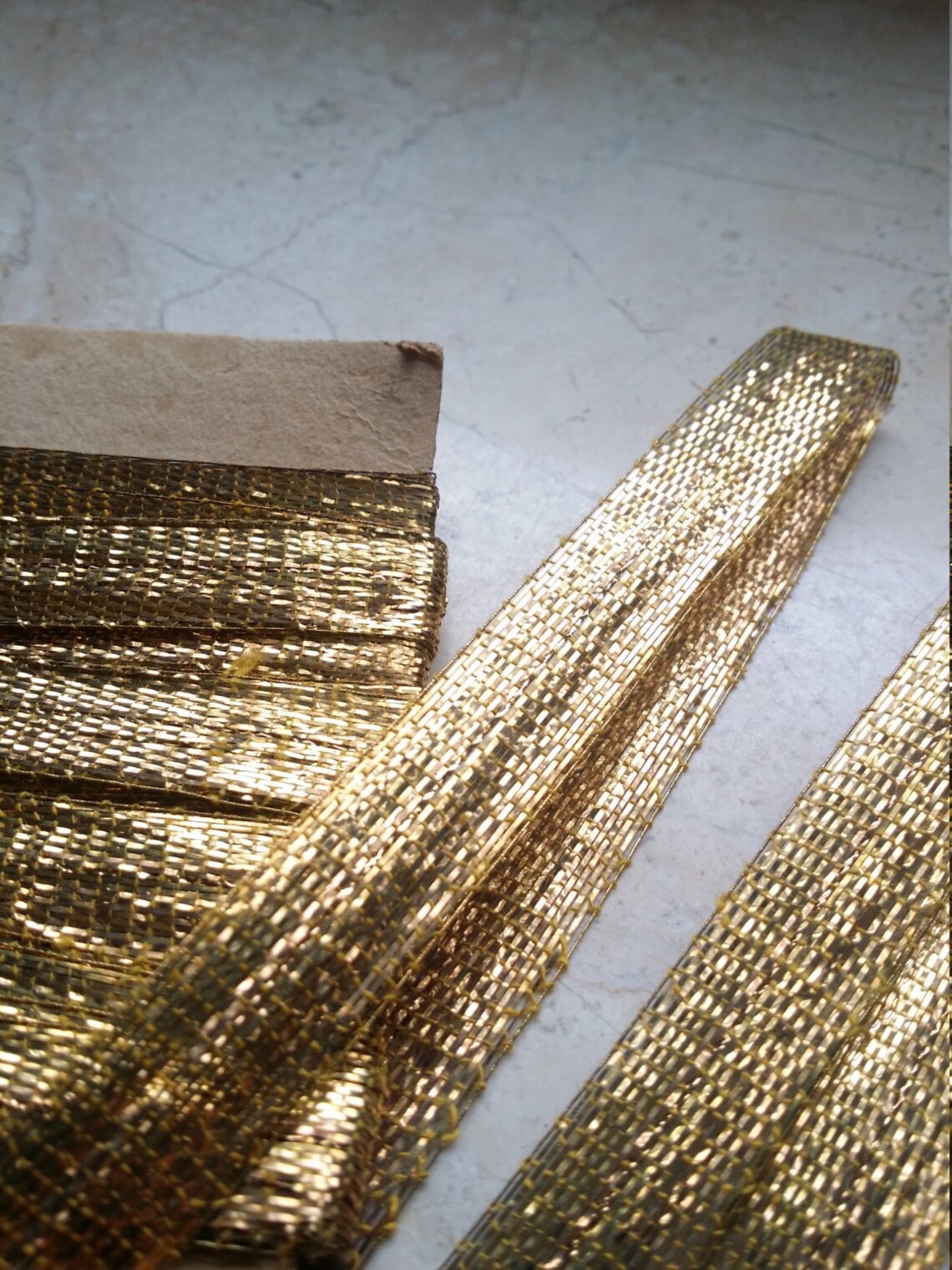 1/2 Antique Vintage METAL Austrian Golden Ribbon - Etsy
