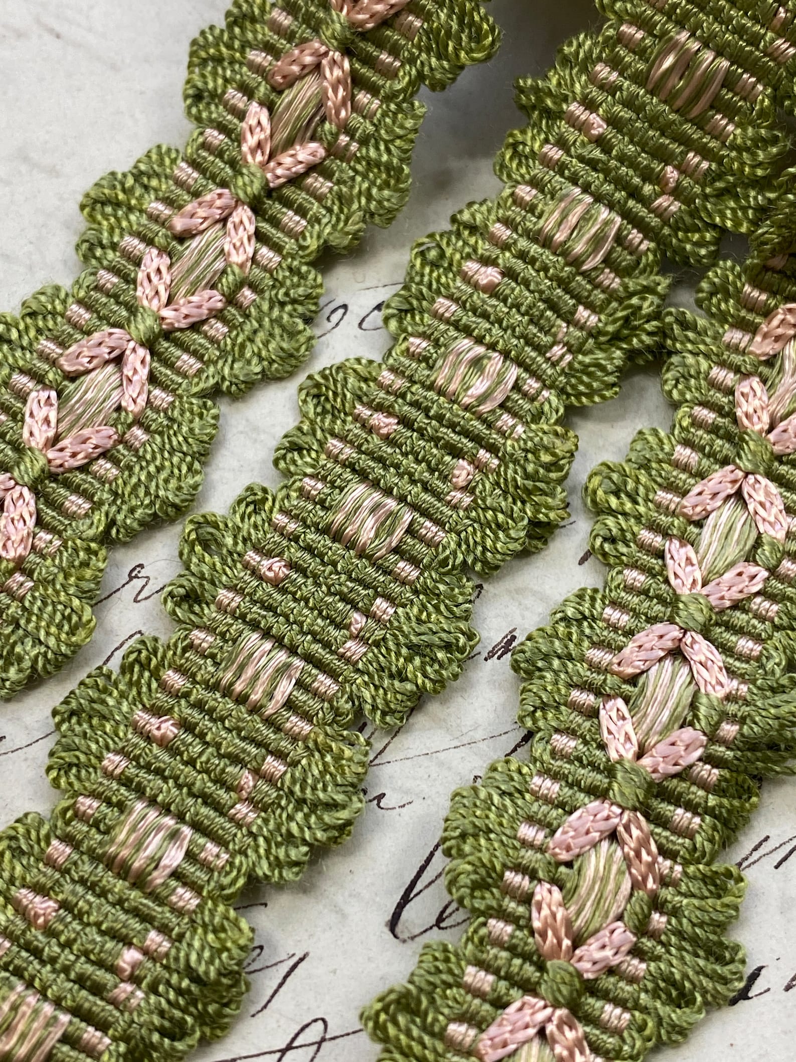 Vintage French Passementerie Gimp Trim Braid DIY Embellish Costume ...