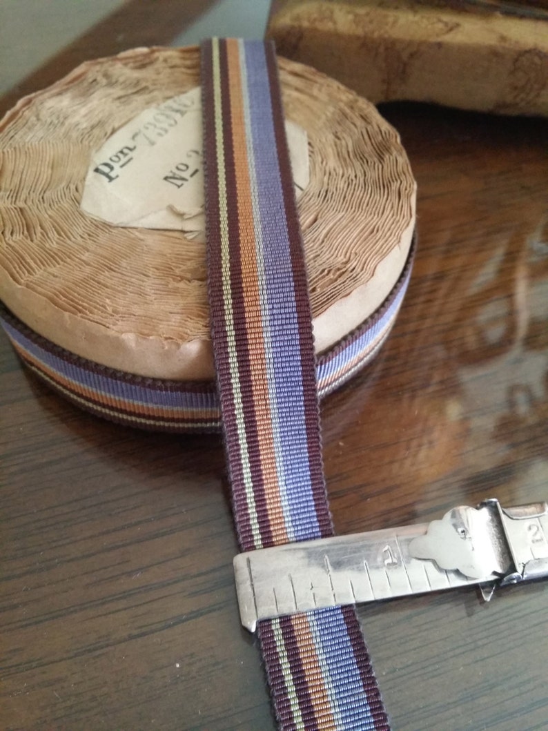 5/8 Sawtooth Edge Vintage French Striped Petersham - Etsy