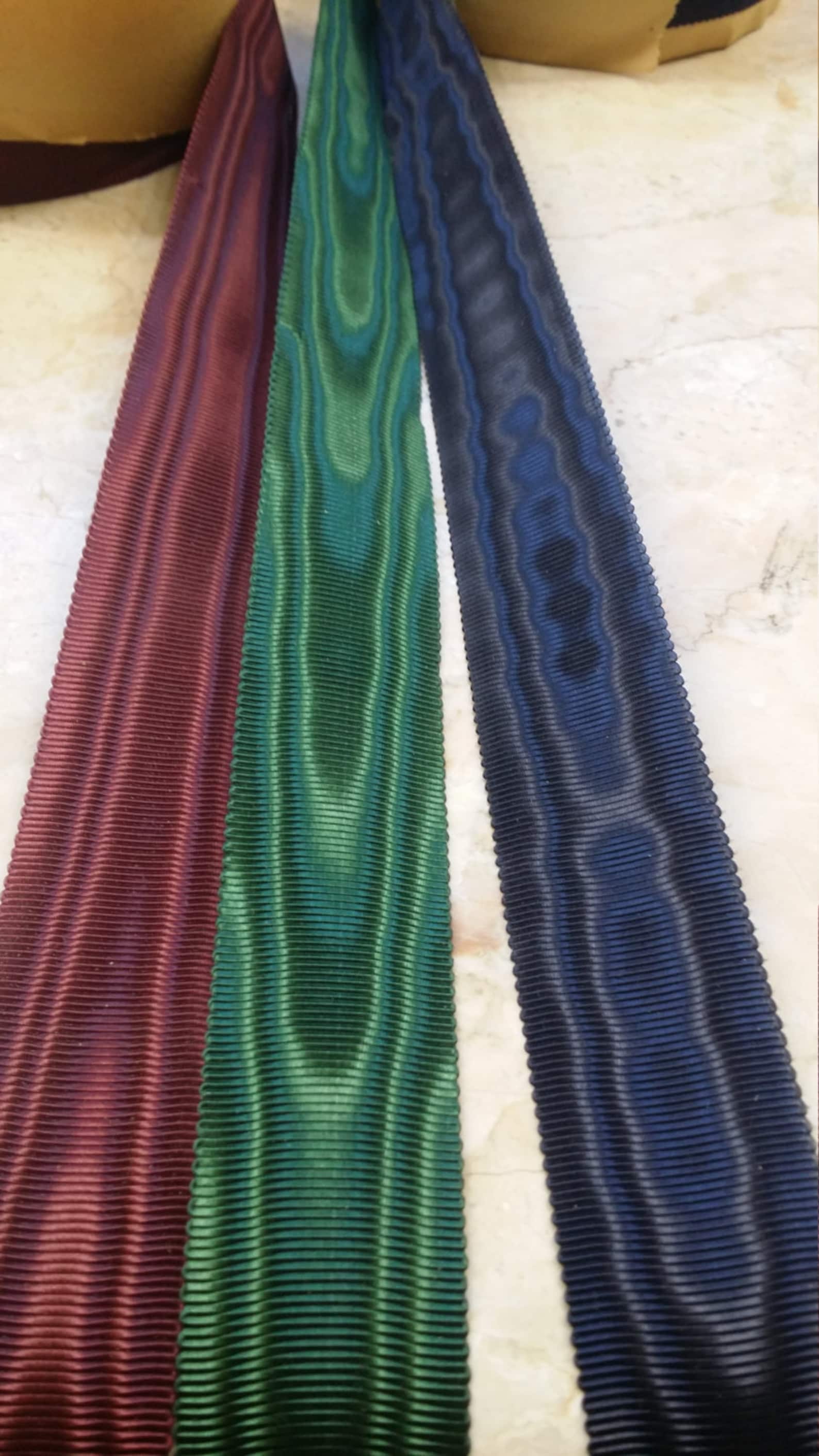 1 Sawtooth Edge Vintage Watermark Moire Navy Blue Dark | Etsy