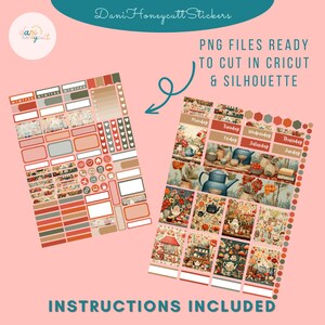 Cottagecore Tea Party PRINTABLE Ultimate Planner Sticker Kit, Cricut ...
