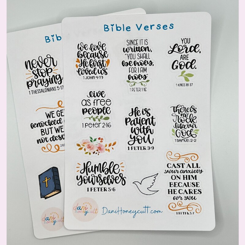 Christian Stickers - Etsy